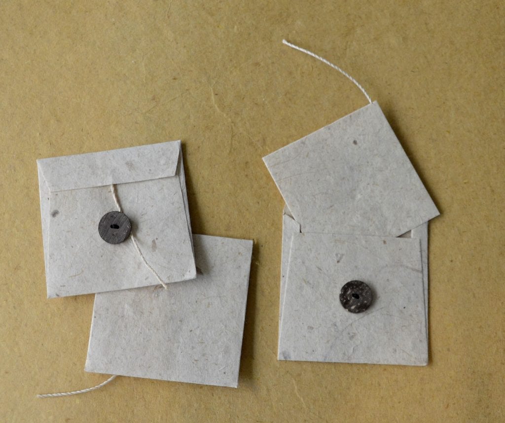 Coconut Handmade Paper Stationery Set (2.75 X 2.75 In) - Indigenous PH